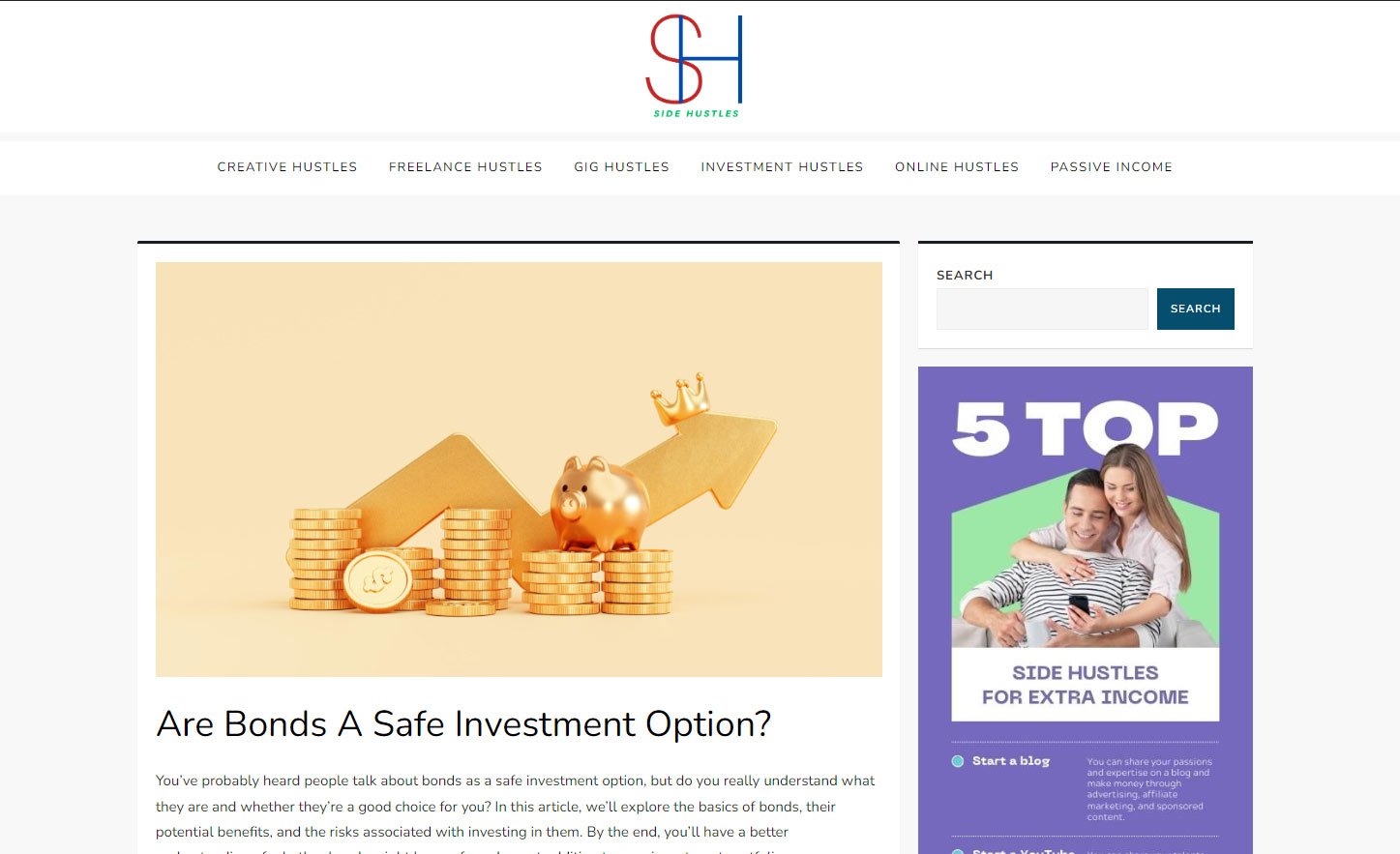 Side Hustles - WP Niche Factory